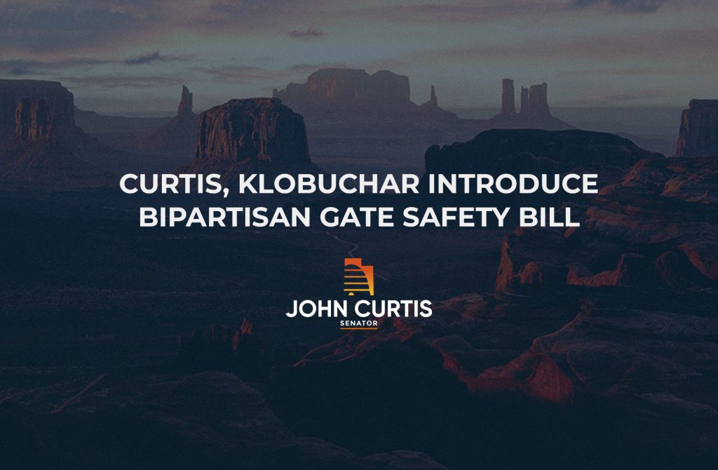 CURTIS, KLOBUCHAR INTRODUCE BIPARTISAN GATE SAFETY BILL - Senator John ...