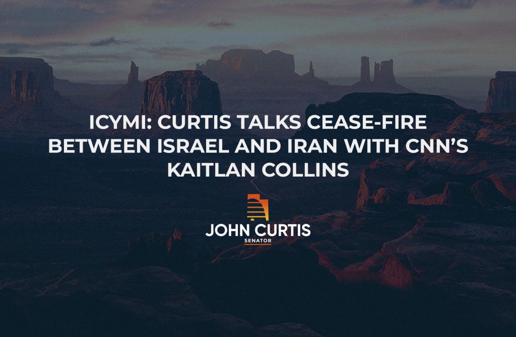ICYMI: CURTIS TALKS CEASE-FIRE BETWEEN ISRAEL AND IRAN WITH CNN’S ...
